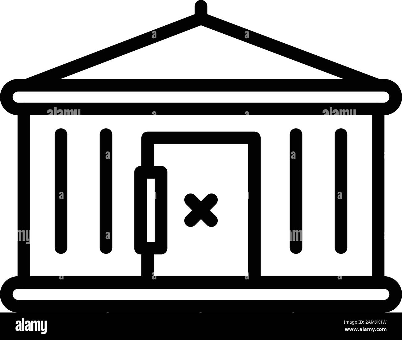 Door cargo container icon, outline style Stock Vector Image & Art - Alamy