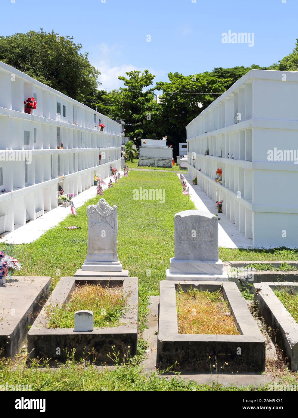 key west historic cemetery at the end of the florida keys Stock Photo ...