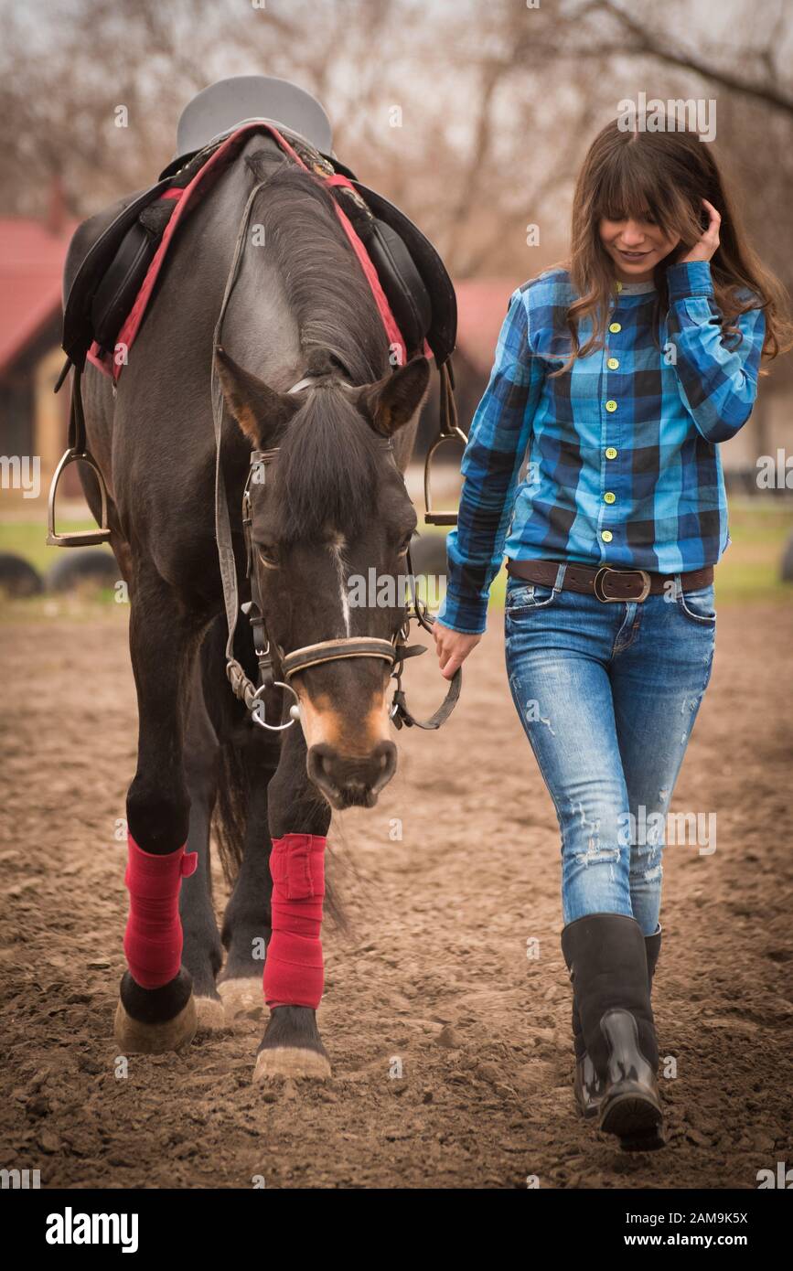 Girl restful hobbies hi-res stock photography and images - Alamy