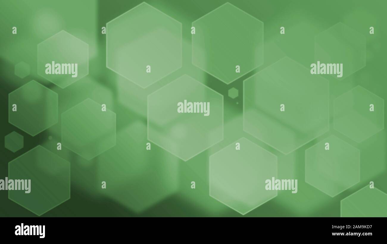 Beautiful green bokeh effect illustration. Green background Stock Photo ...