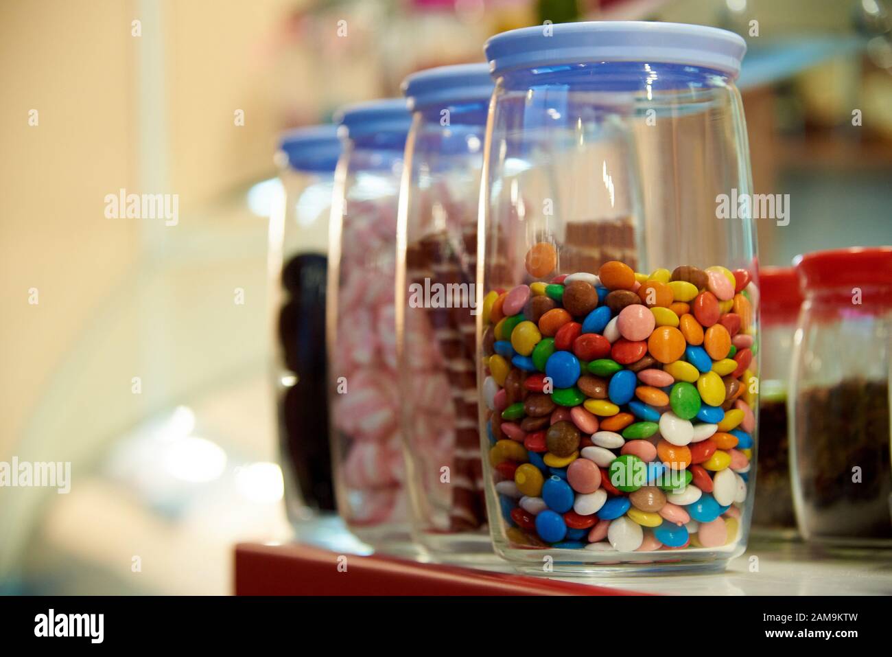 Sweets colored marshmallows on hi-res stock photography and images - Alamy
