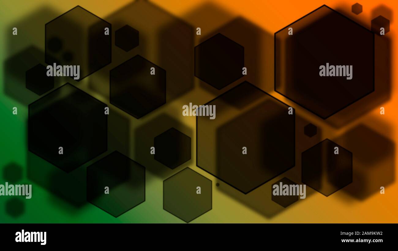 Green yellow white hexagon geometric hi-res stock photography and ...