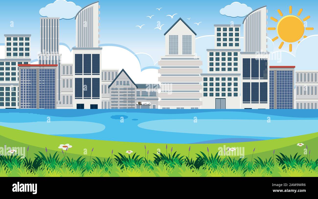 Clear skyscraper Stock Vector Images - Alamy