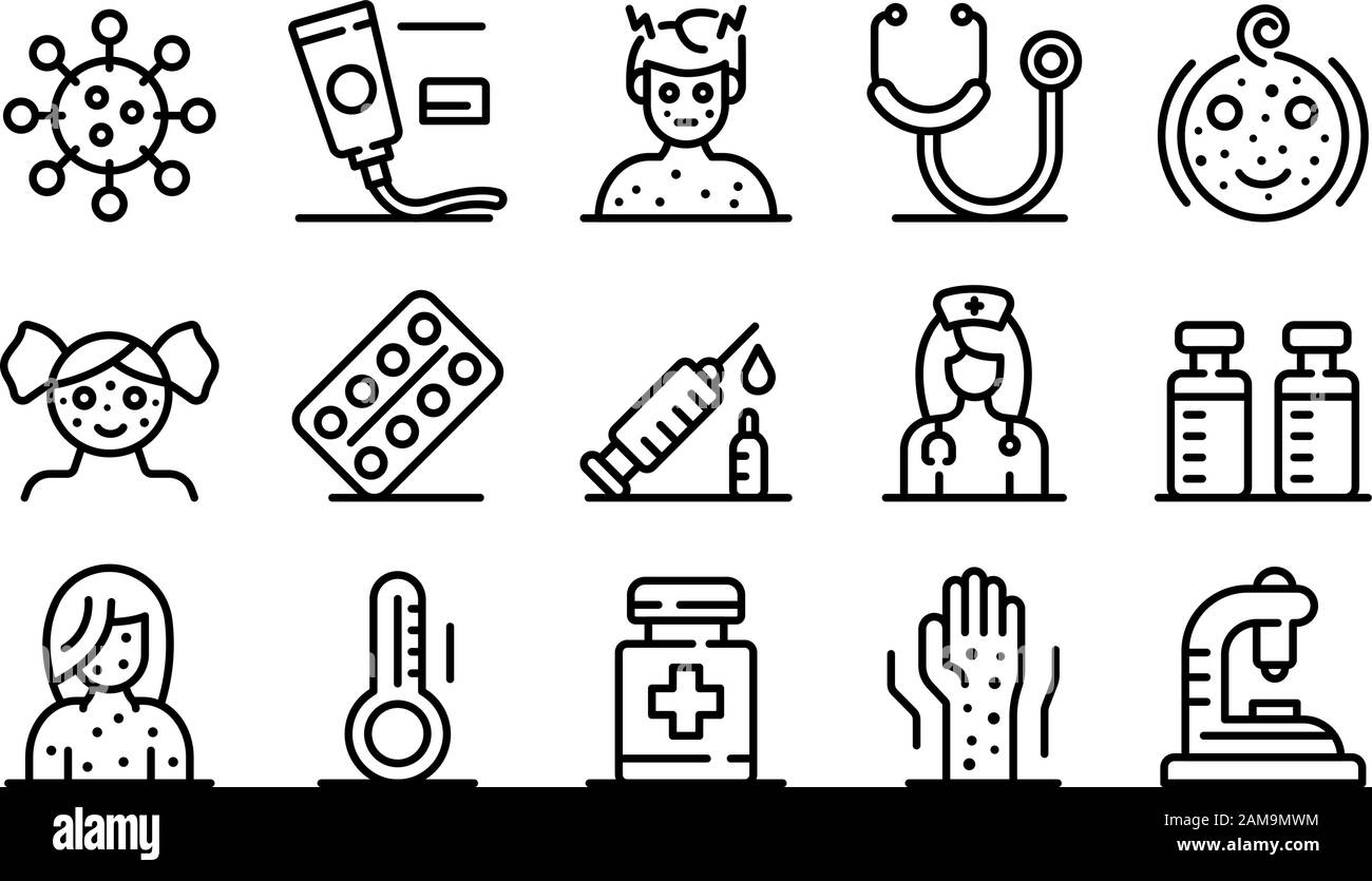 The chicken pox vaccine Stock Vector Images - Alamy