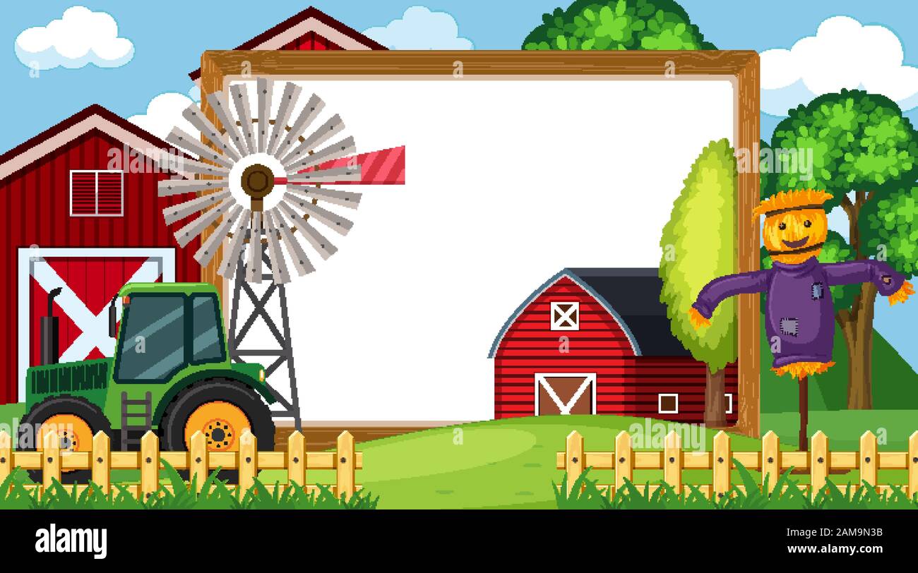 Farm Scene Clipart