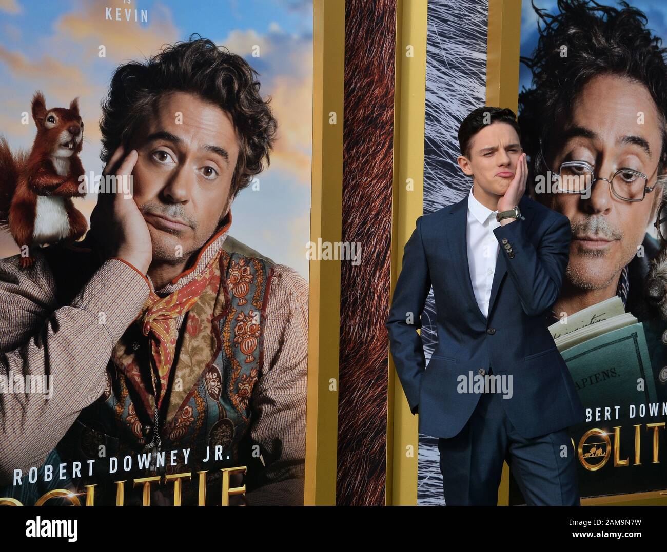 Los Angeles, United States. 12th Jan, 2020. Cast member Harry Collett ...