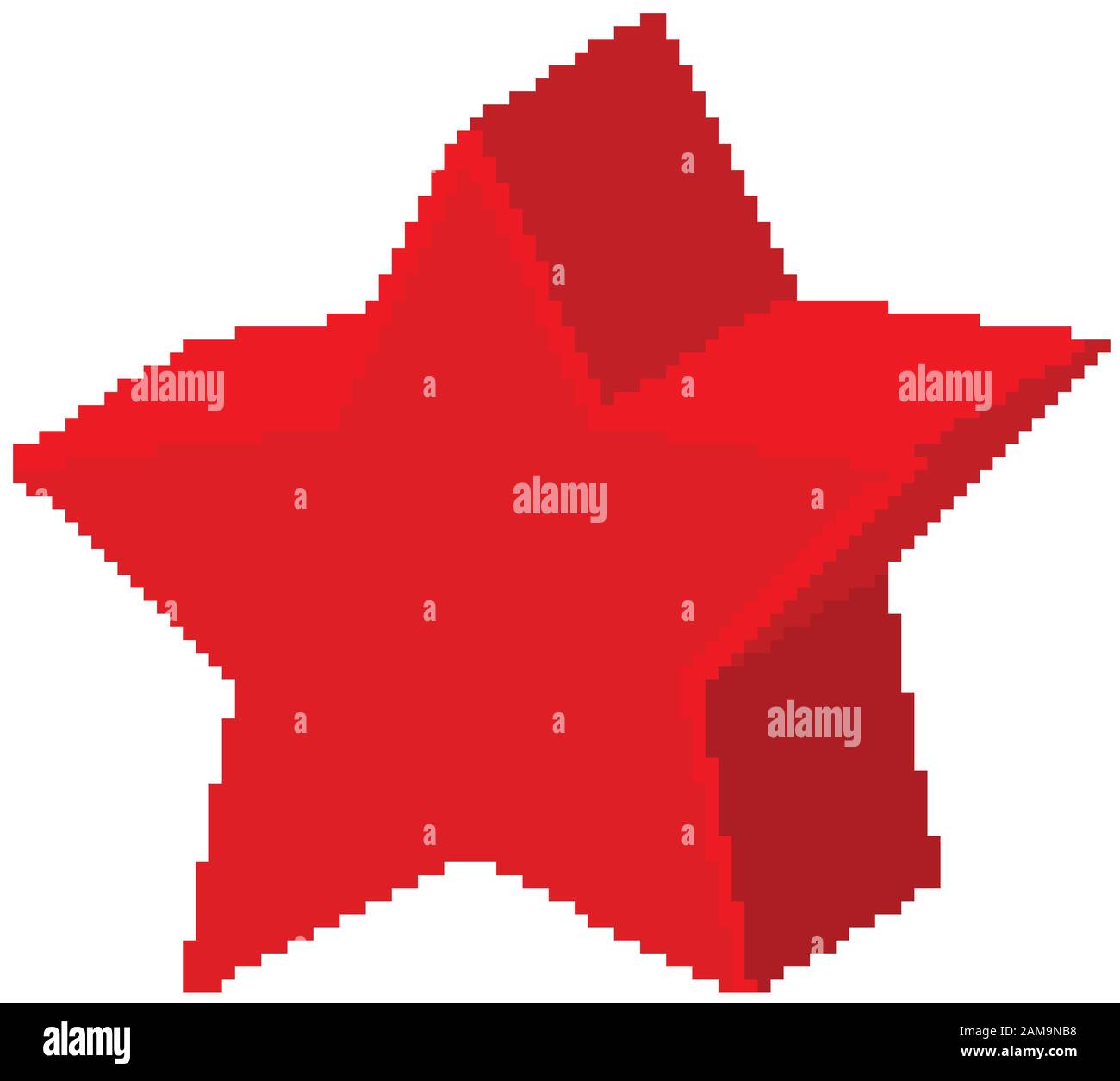 Geometric shape of star in red illustration Stock Vector Image & Art ...