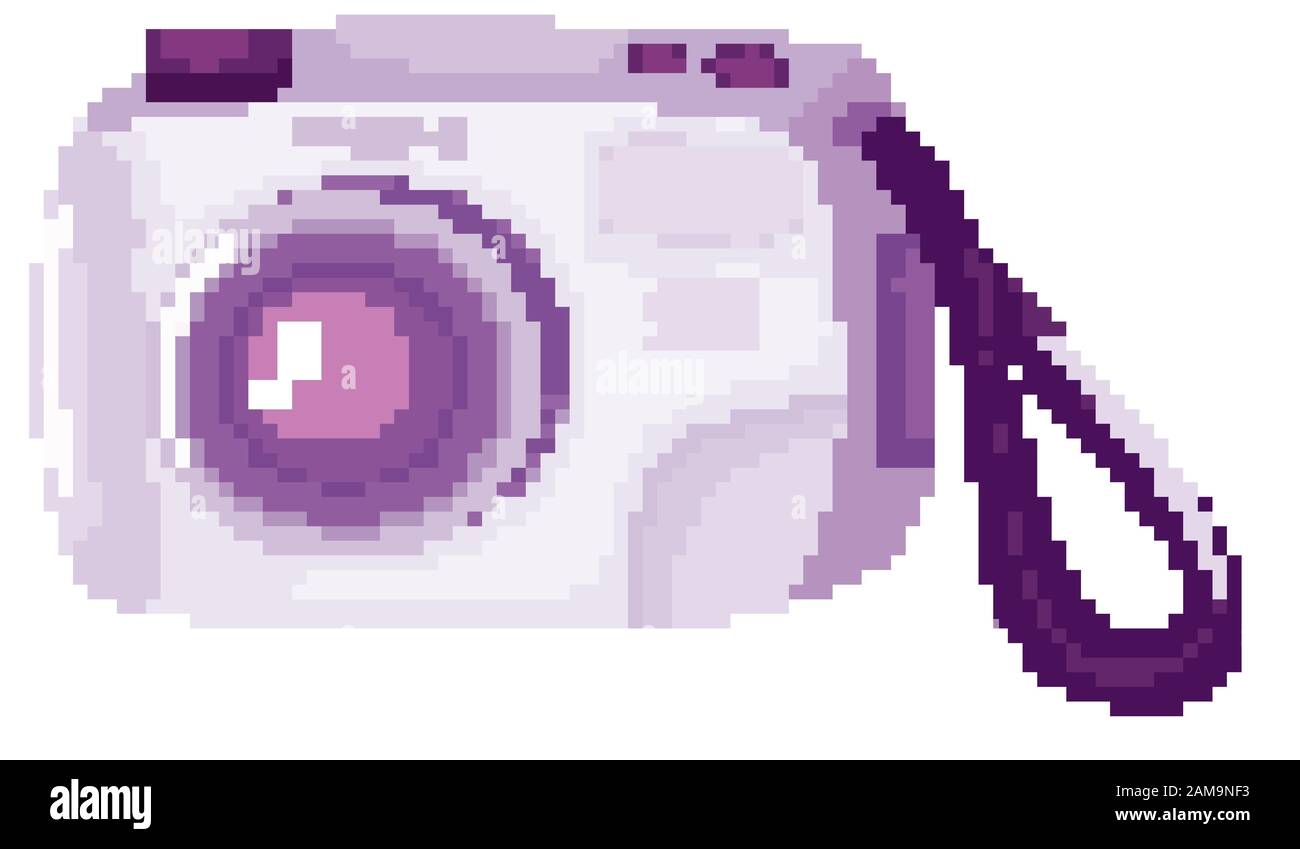 Isolated camera in purple color illustration Stock Vector Image & Art ...