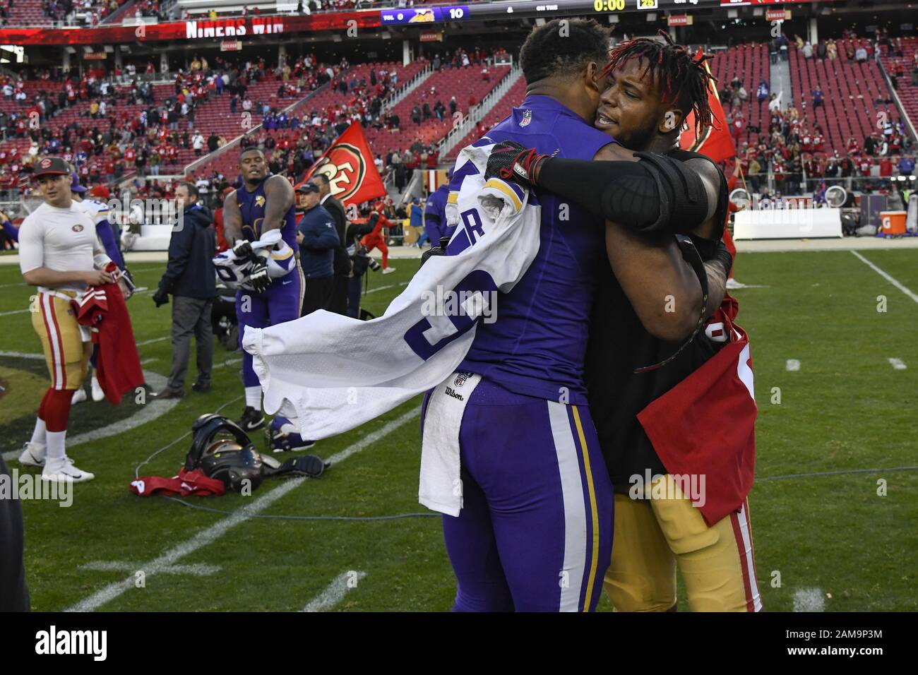 Santa Clara, California, USA. 11th Jan, 2020. 56 Kwon Alexander and #99 ...