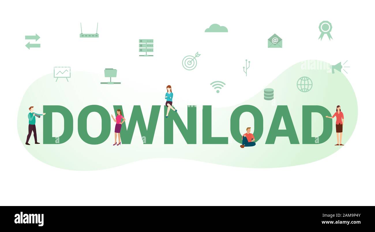 Vector concept flat style hi-res stock photography and images - Alamy