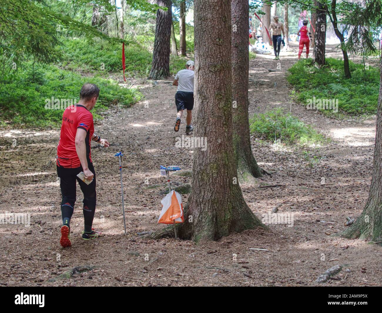 Orienteering race map hi-res stock photography and images - Alamy