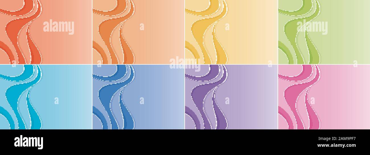 Background template with abstract patterns illustration Stock Vector ...