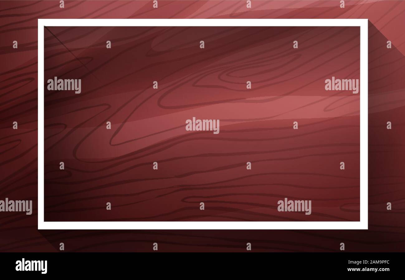 Frame template design with wooden board illustration Stock Vector Image ...