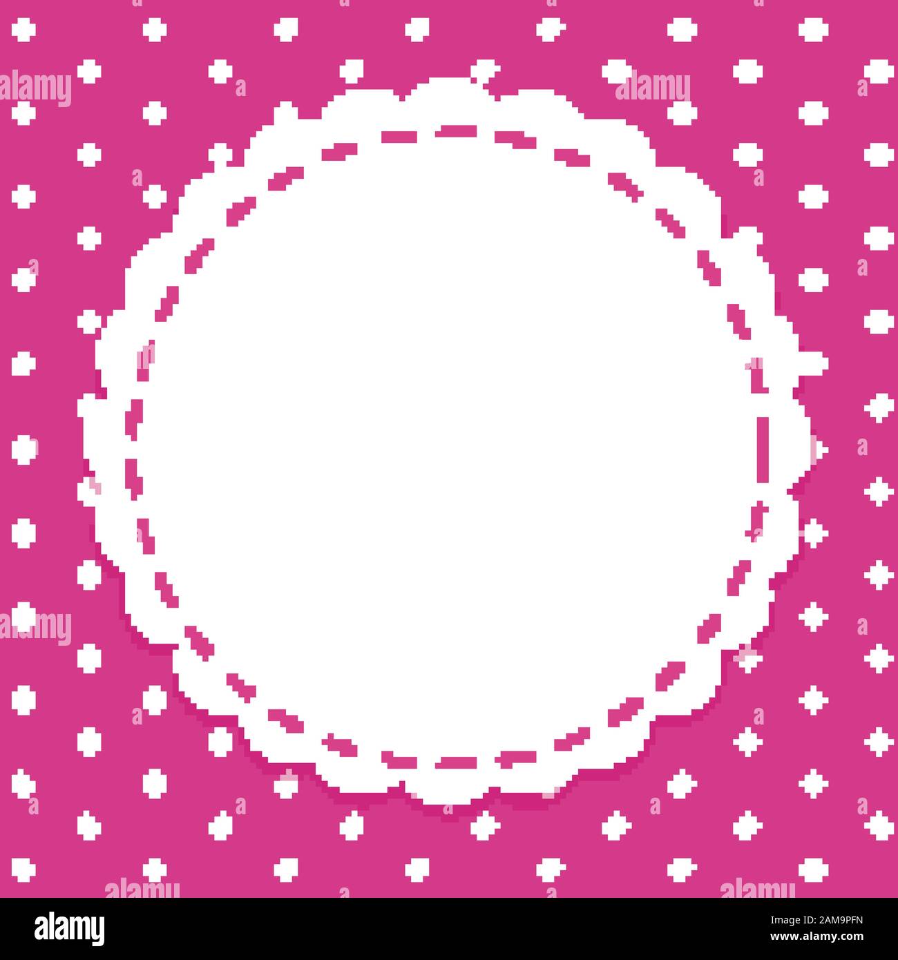 Background template with round frame illustration Stock Vector Image ...