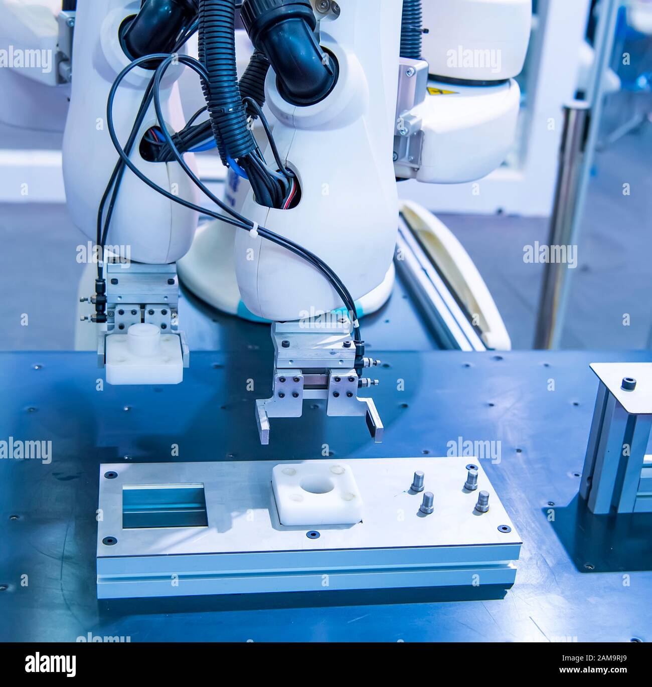 Controler of robotic hand Stock Photo - Alamy