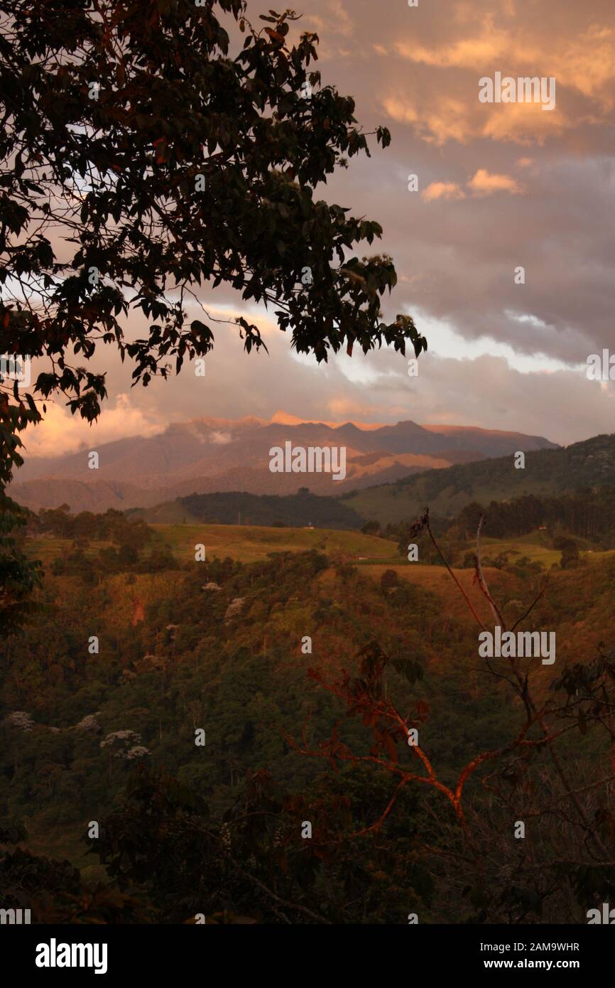 Colombian snowy mountain hi-res stock photography and images - Alamy