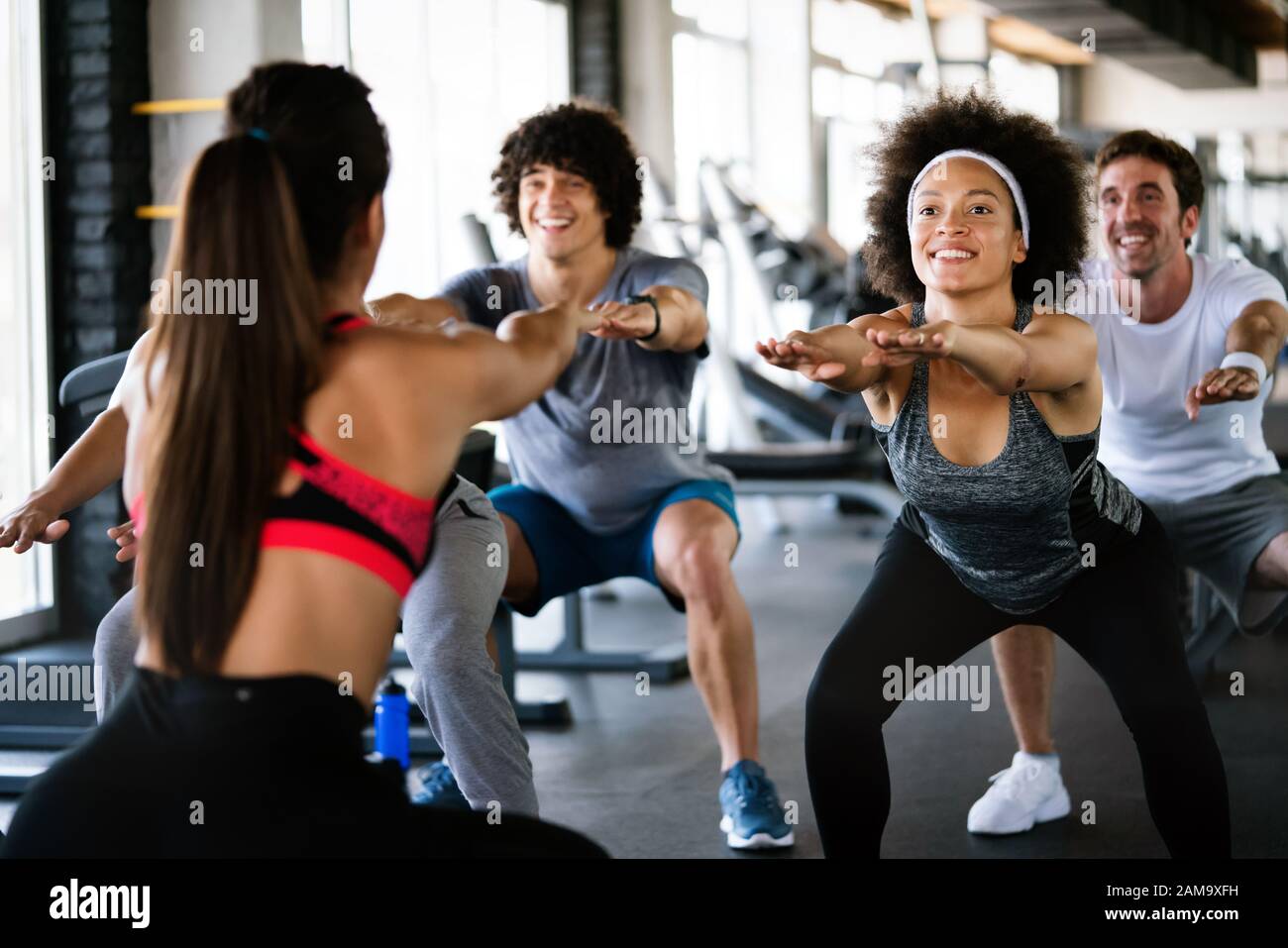 Fitness, sport, training, gym, success and lifestyle concept Stock ...