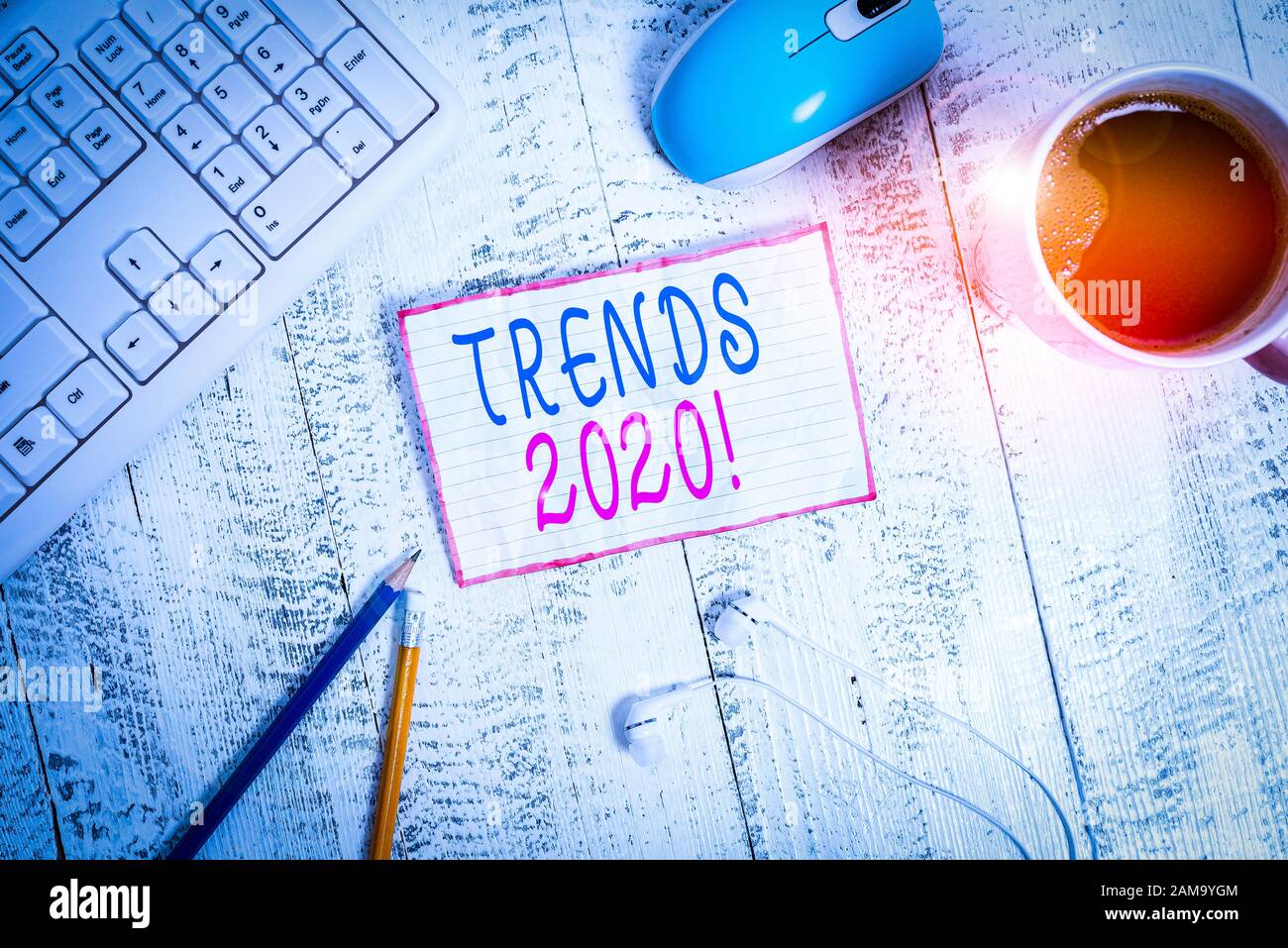 Handwriting text Trends 2020. Conceptual photo general direction in ...