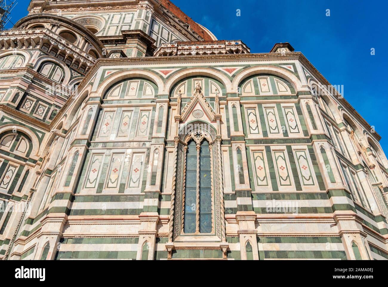 Beautiful renaissance cathedral Santa Maria del Fiore in Florence ...