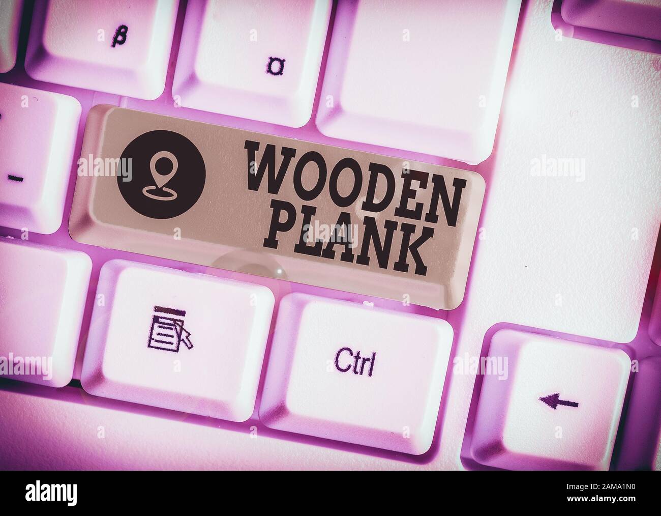 Conceptual hand writing showing Wooden Plank. Concept meaning wood or ...