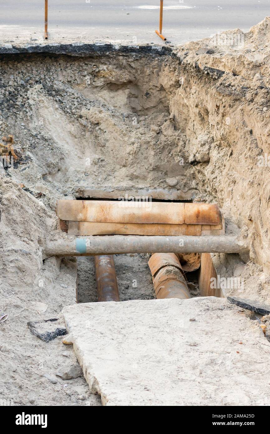 Rusty sewer valve underground hi-res stock photography and images - Alamy