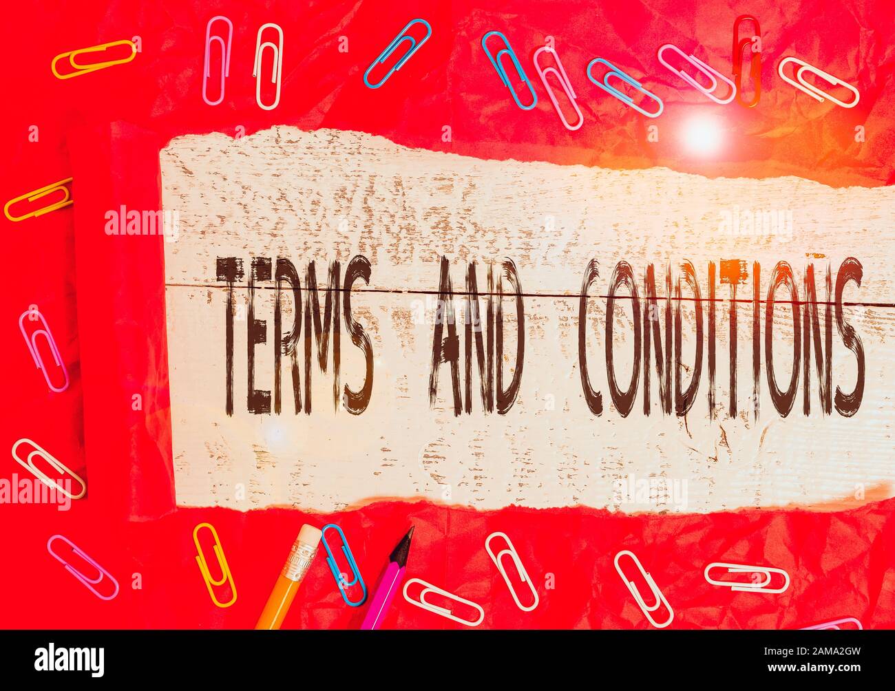 Handwriting text writing Terms And Conditions. Conceptual photo rules ...