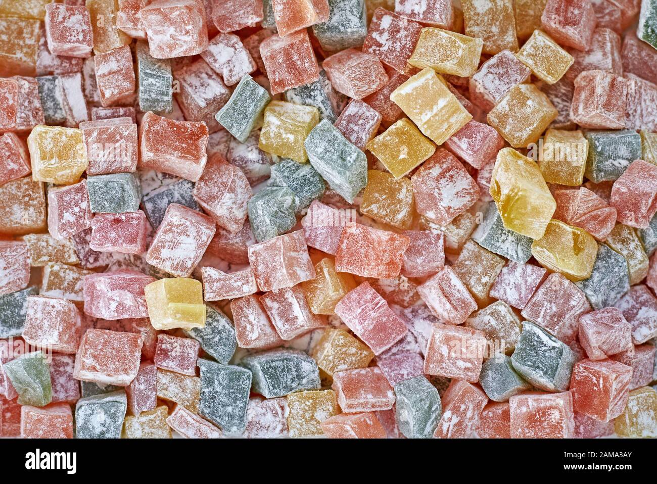 Many candies for background. Colored sweets texture, close up Stock ...