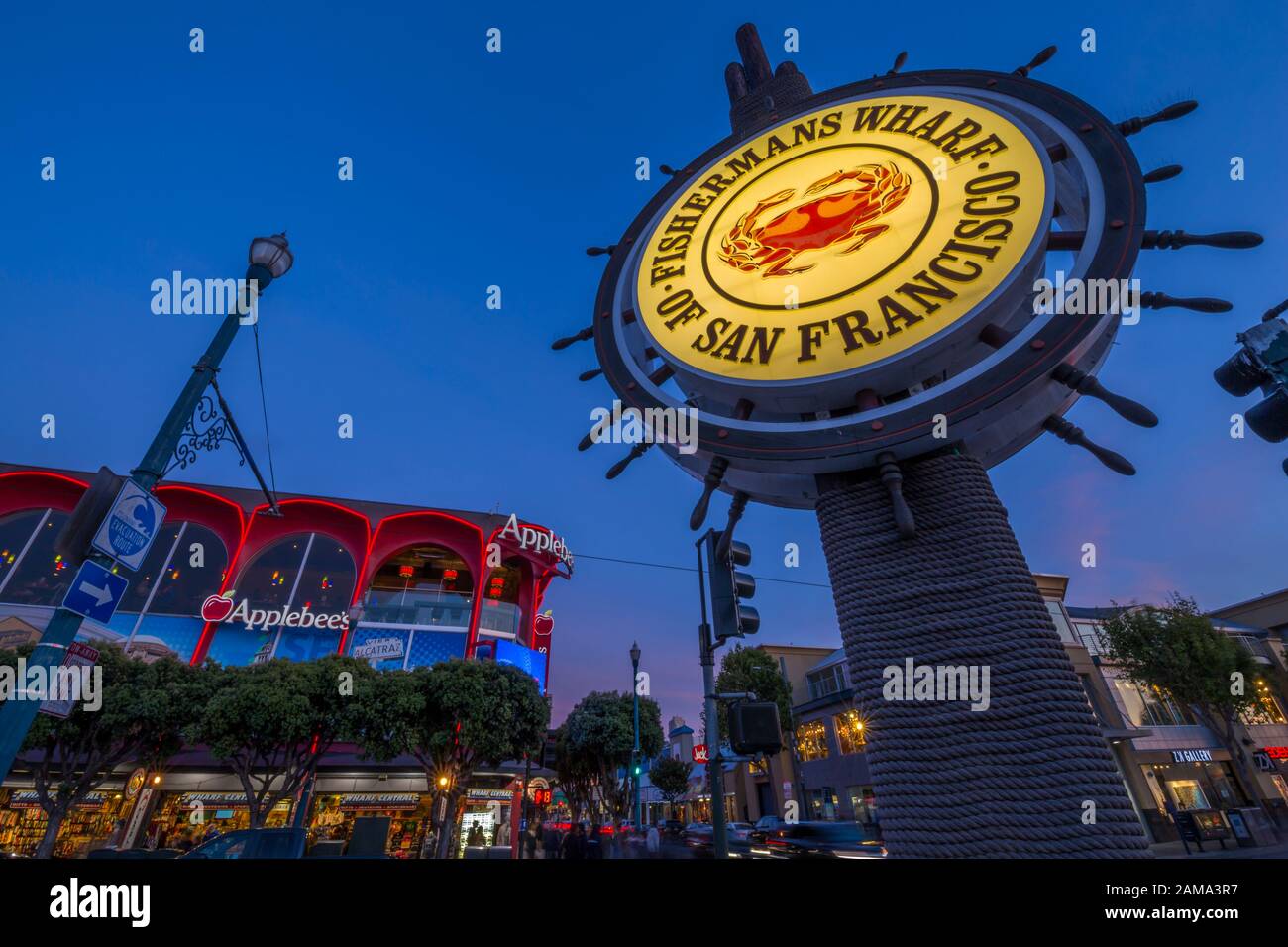 Fishermans wharf sign hi-res stock photography and images - Alamy