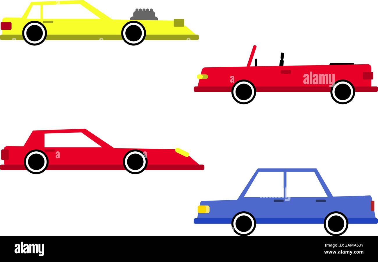 Concept Flat design car on background Stock Vector Image & Art - Alamy