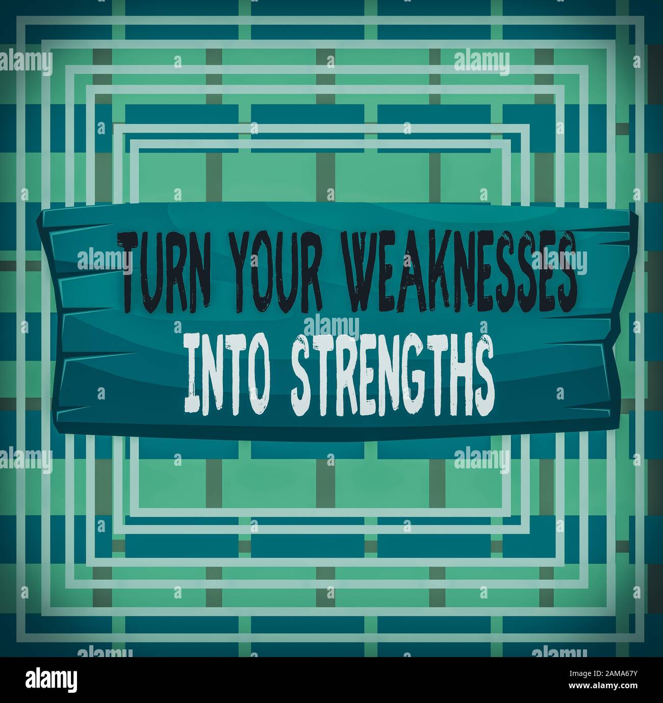 Text sign showing Turn Your Weaknesses Into Strengths. Business photo ...