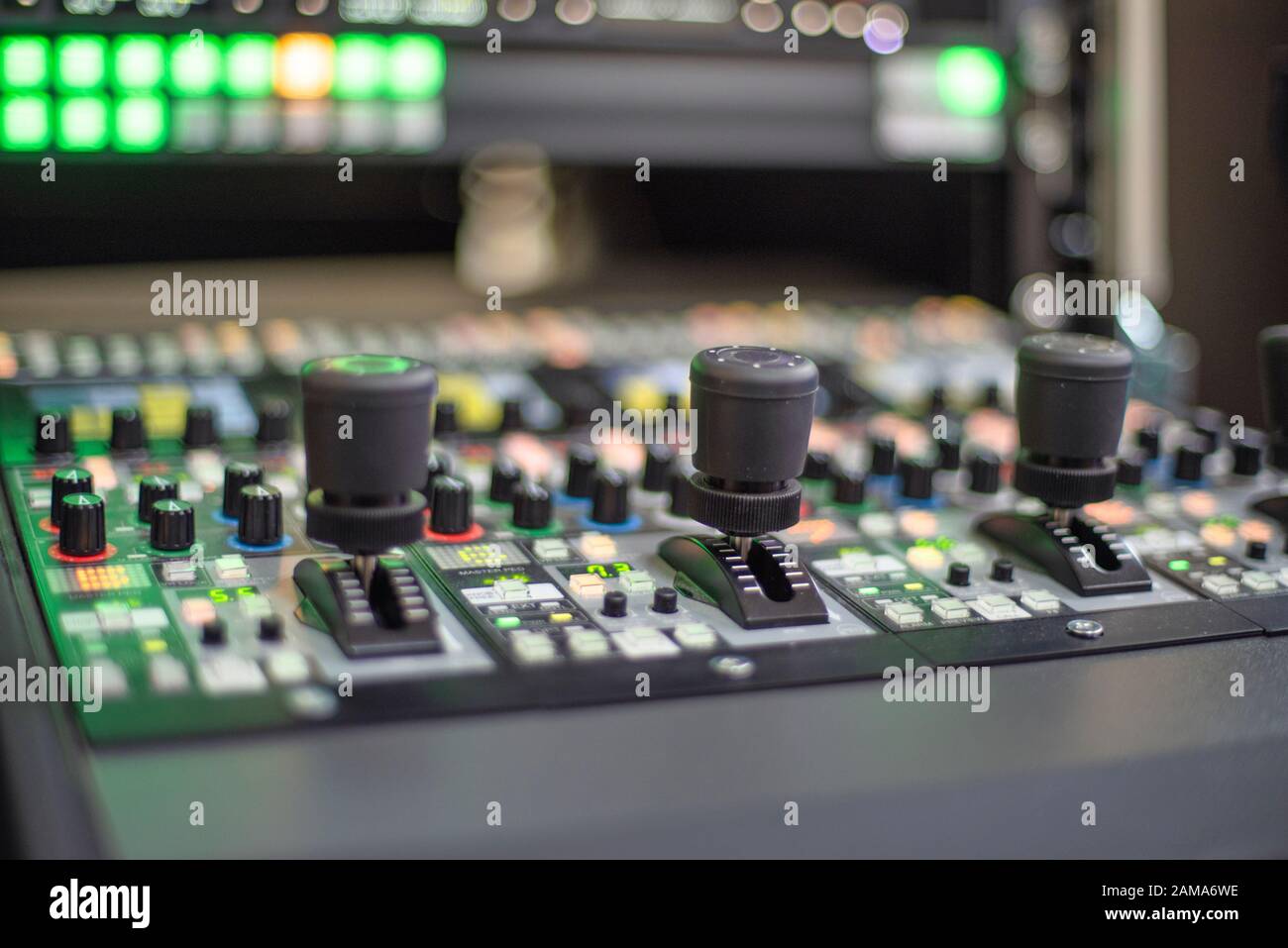 light console at a concert Stock Photo - Alamy