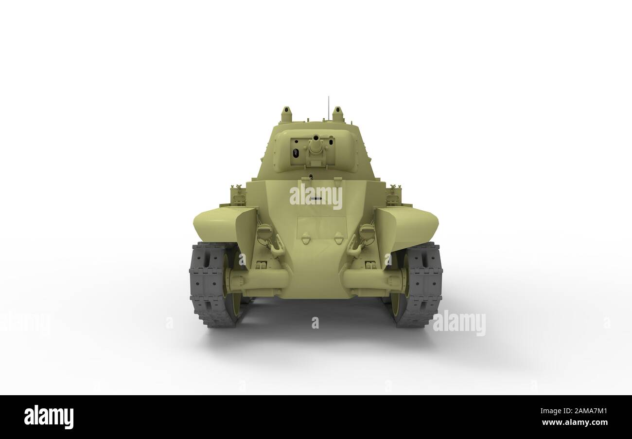 3d rendering of a tank isolated in white studio background Stock Photo ...