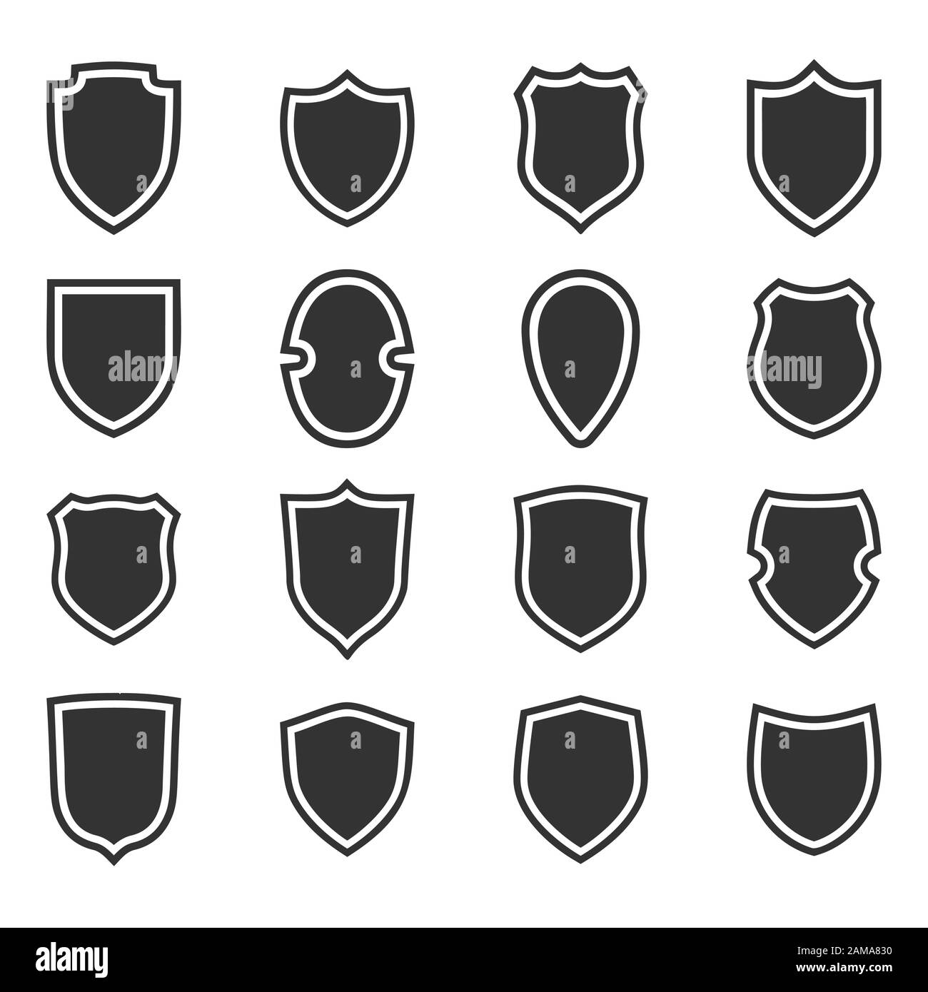 Logo Shield Shapes