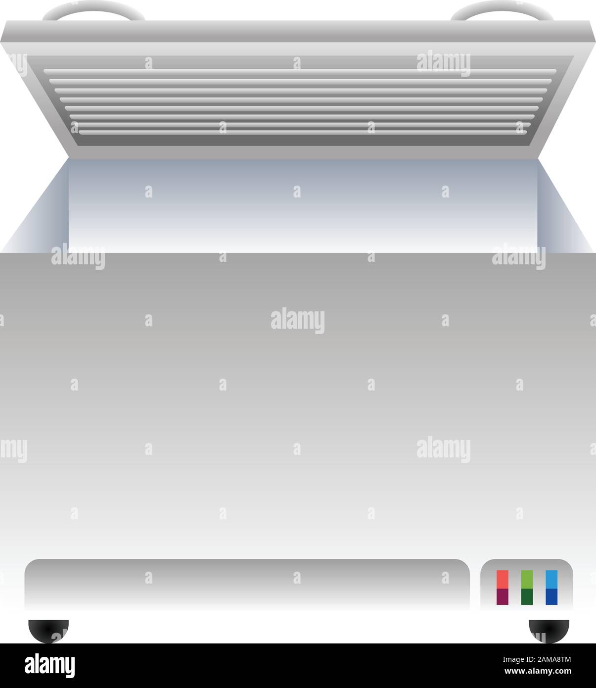 Freezer icon. Cartoon of freezer vector icon for web design isolated on ...