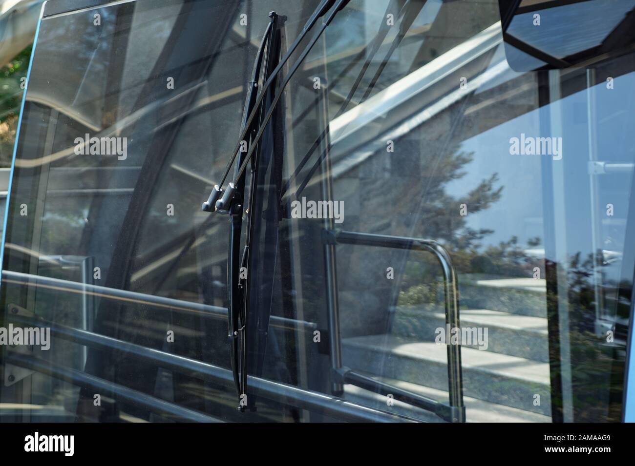 Train windscreen wipers hi-res stock photography and images - Alamy