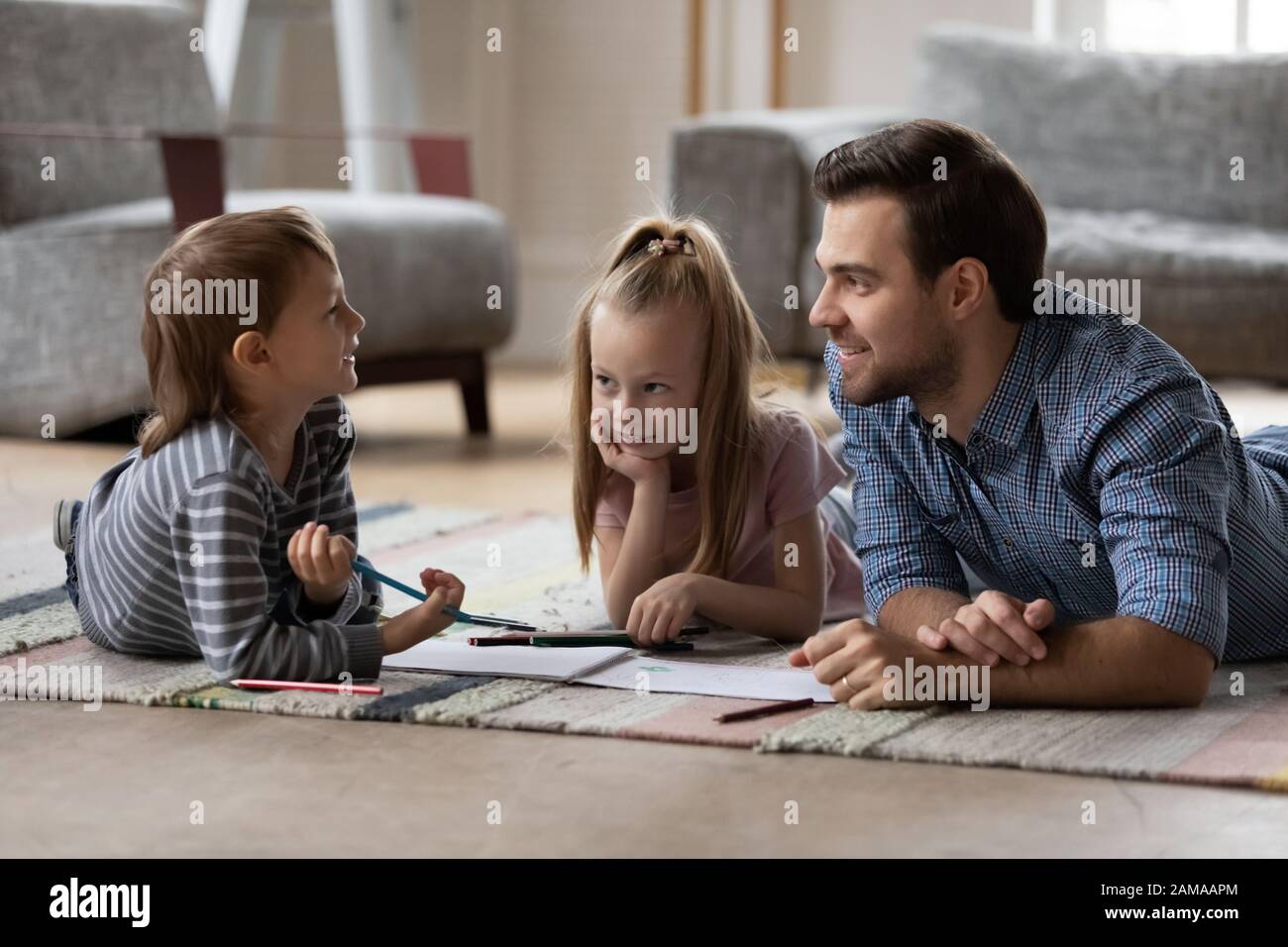 Caring father hi-res stock photography and images - Alamy