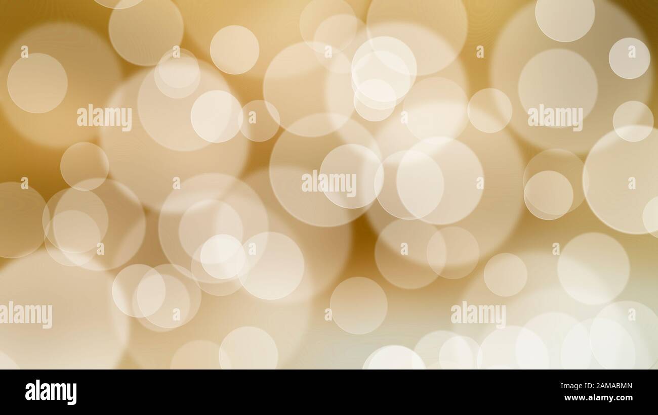 Yellow background with white bokeh effect Stock Photo - Alamy