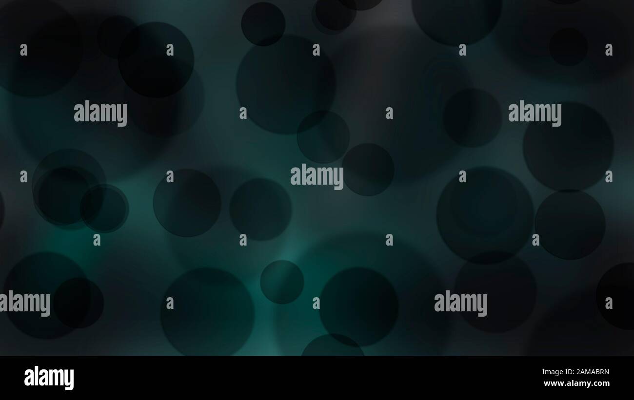 Abstract black circle bokeh effect illustration Stock Photo - Alamy