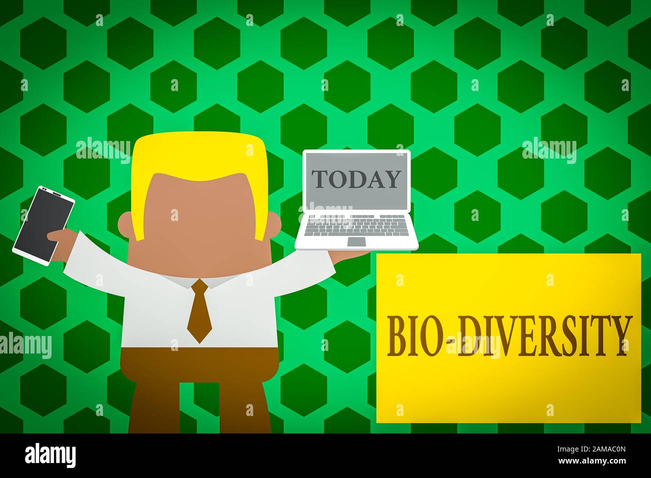 Word writing text Bio Diversity. Business photo showcasing Variety of ...