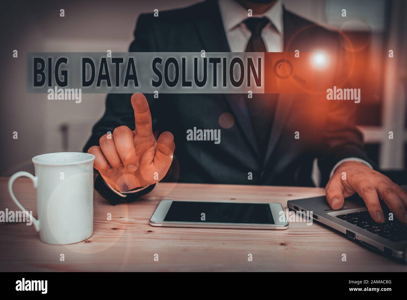 Handwriting Text Big Data Solution Conceptual Photo Extracting Value From Huge Volumes Of A