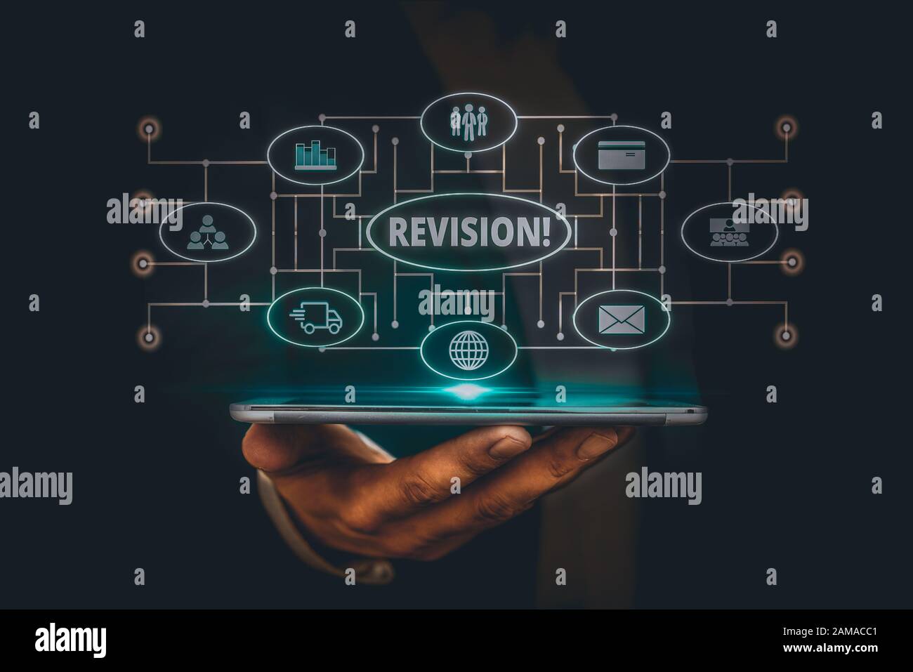 Word writing text Revision. Business photo showcasing action of ...