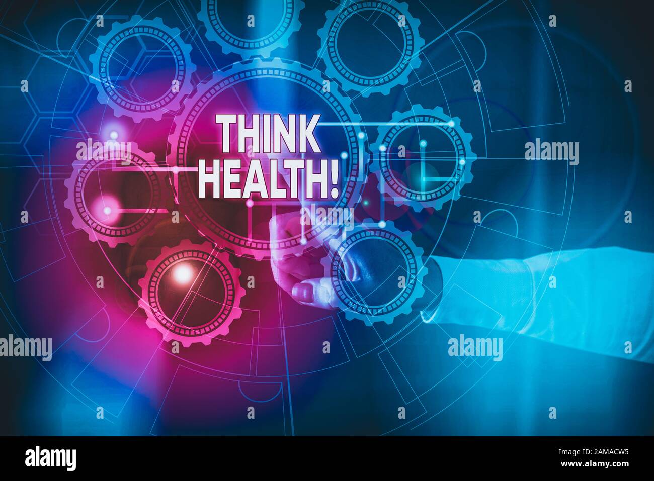 Handwriting text Think Health. Conceptual photo state of complete ...