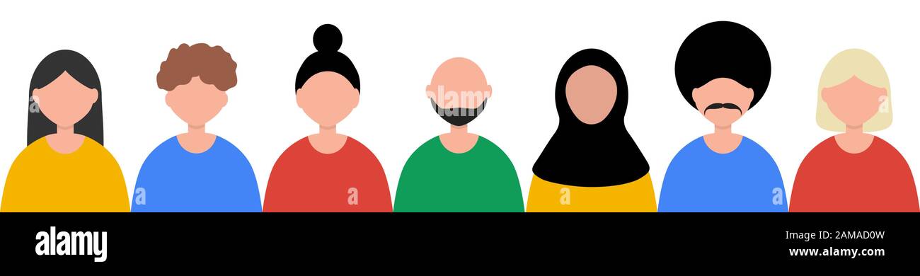 Friendship of the peoples of the world. Men from different countries ...