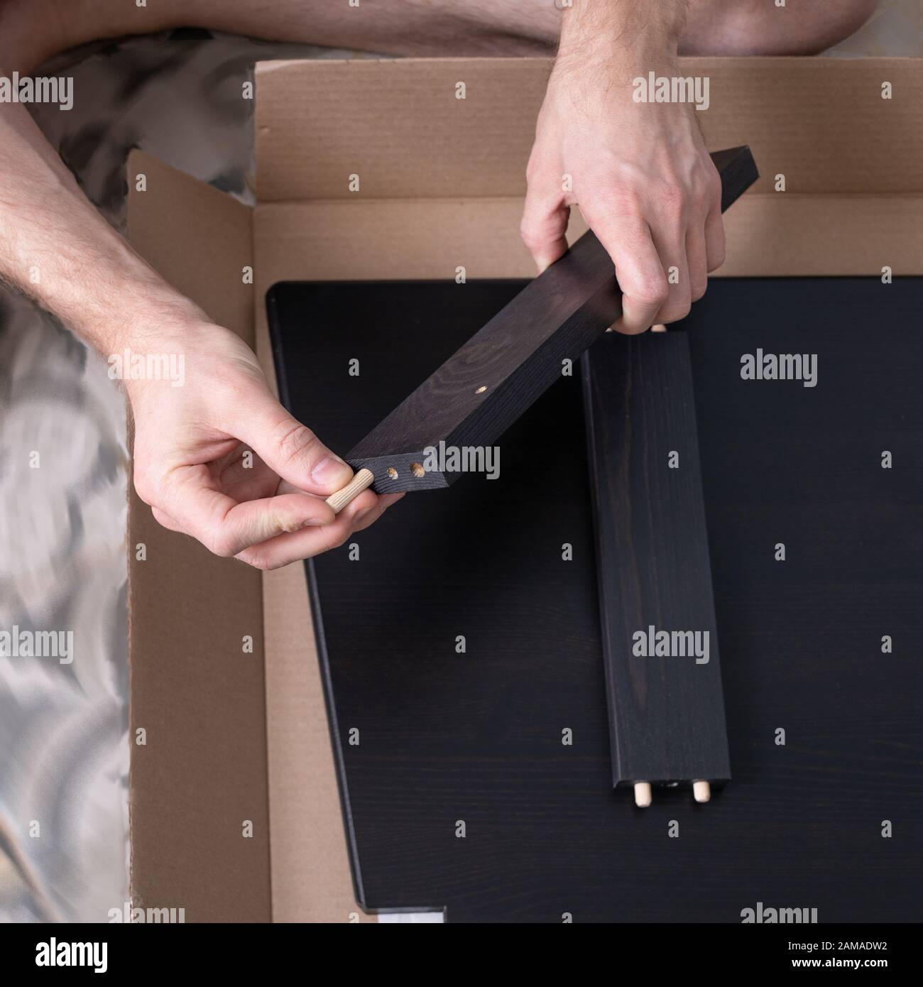 Master assembling furniture wardrobe hi-res stock photography and ...