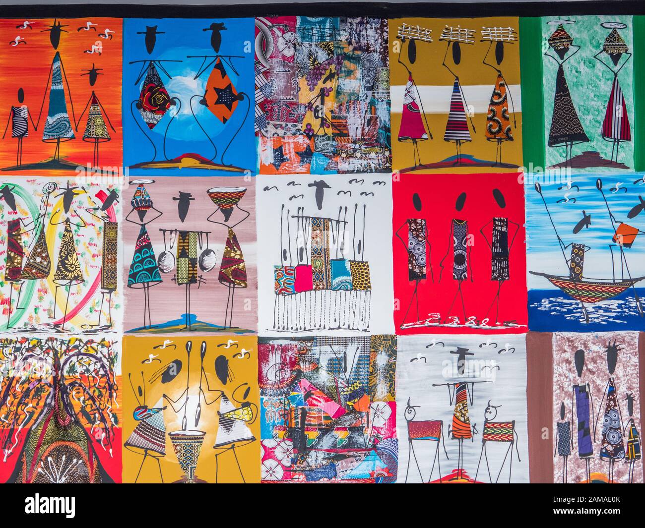 Background. Texture. Typical african color and pattern. Senegal. Africa ...