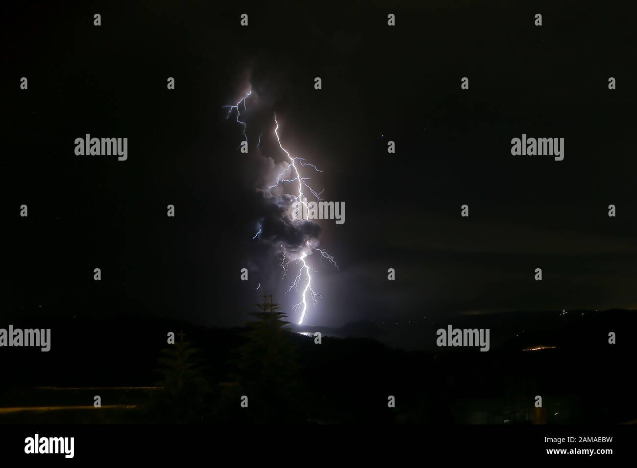 Volcanic Lightning High Resolution
