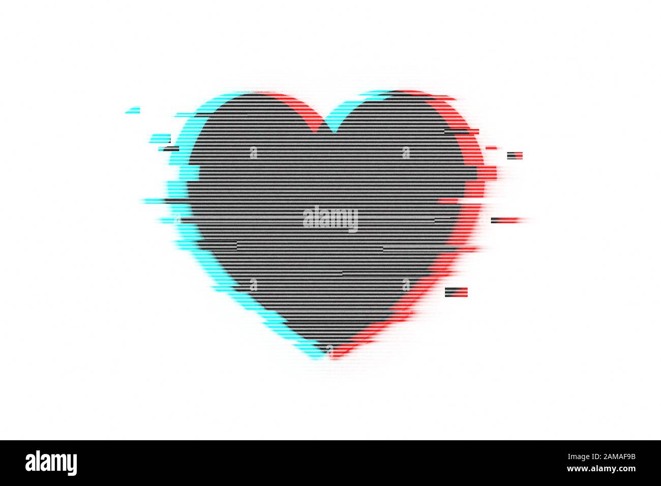 Digital glitch Cut Out Stock Images & Pictures - Alamy