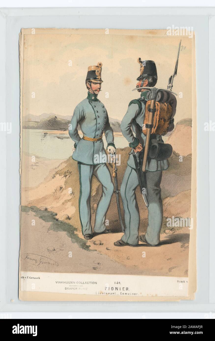 Lithographs of pioneers hi-res stock photography and images - Alamy