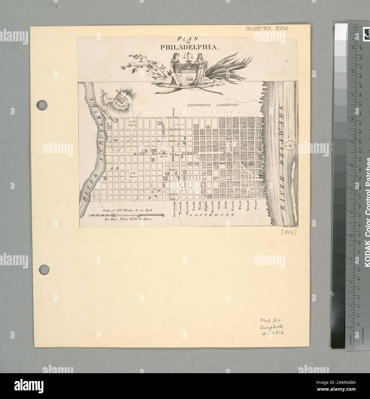 Plan of Philadelphia [Filed with Philadelphia, Pa. 1805 as originally ...