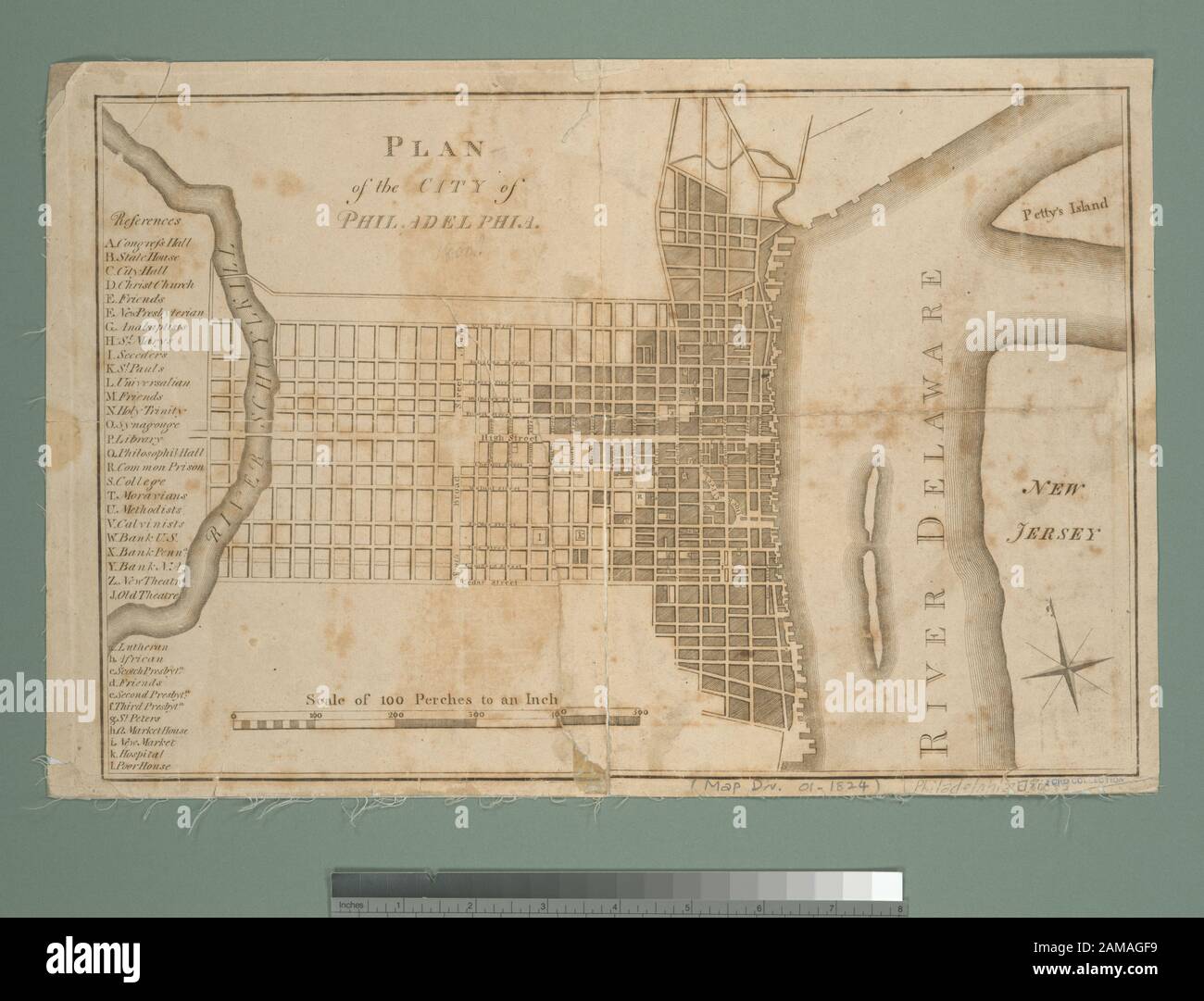 Plan of the city of Philadelphia Appears in James Hardie's A short ...